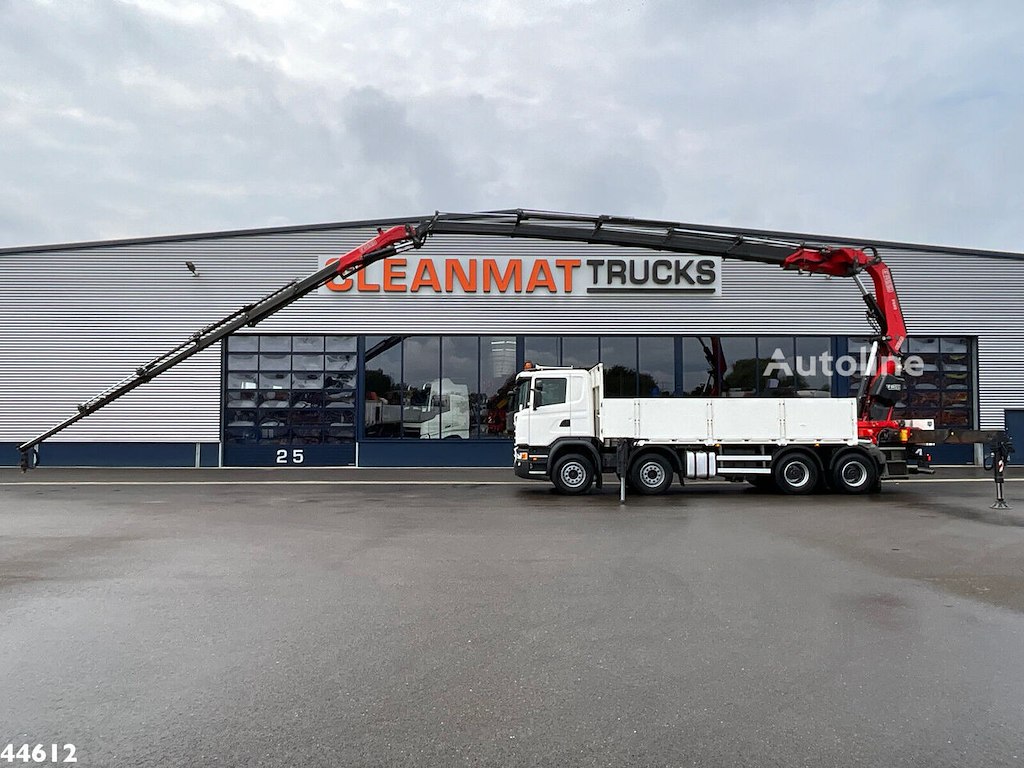 Scania G 450 8x4 Euro 6 Fassi 66 Tonmeter laadkraan + Fly-jib Just 176. kamion s ravnom platformom