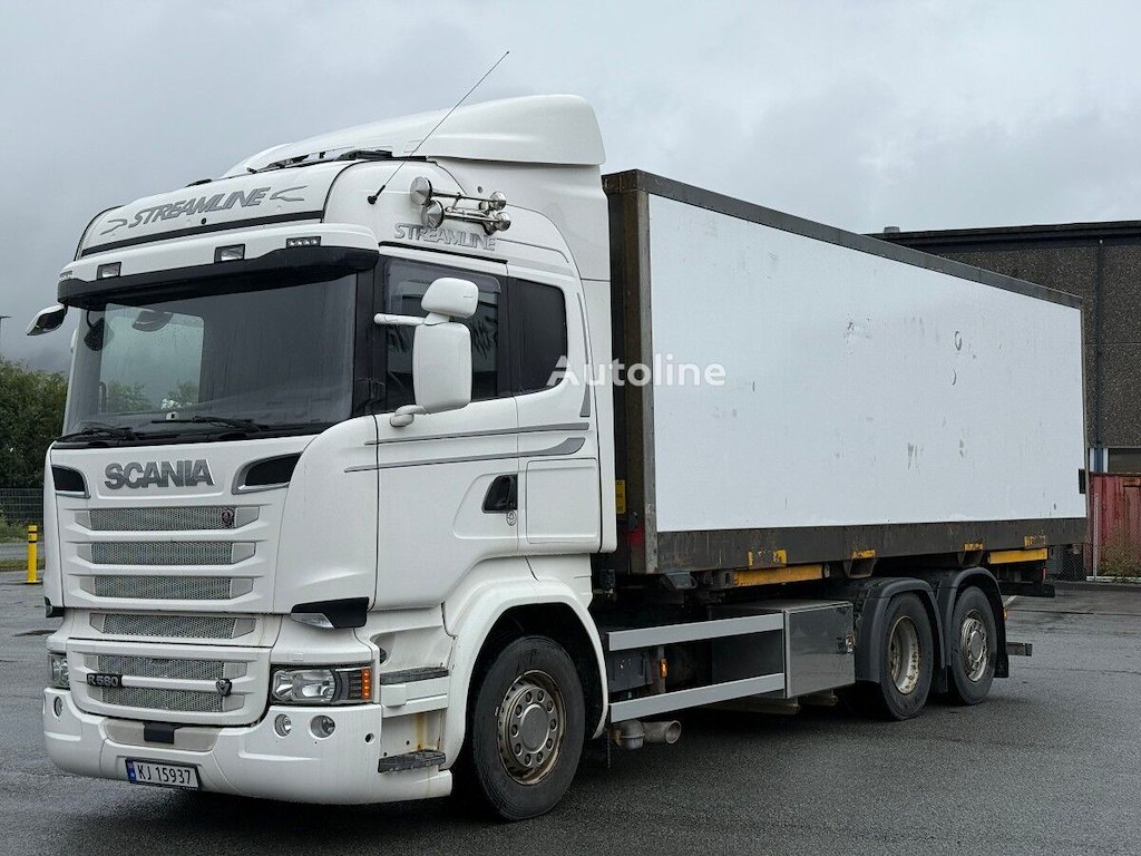 Prodaje se Scania Scania R580 V8 kamion furgon na aukciji