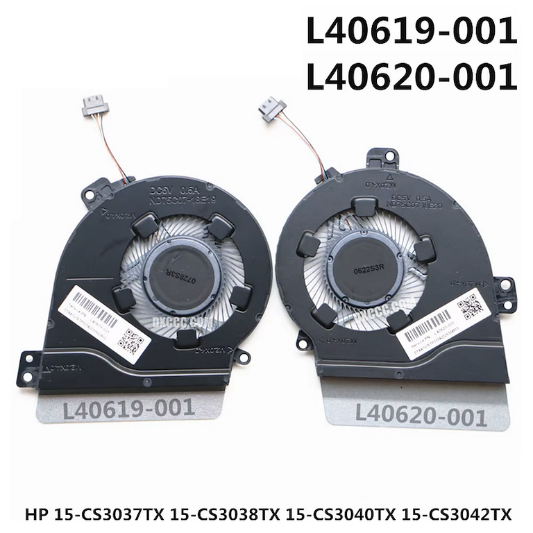 CPU hladnjak za laptop HP 15-CS3037TX 15-CS3038TX – 2kom