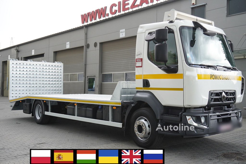 Renault D16 / NEW GALVANIZED TOW TRUCK 715 cm autotransporter