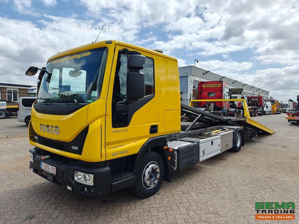 IVECO EuroCargo 120-220L 4x2 Day Cabin Euro6C - Jige Simplex 5T + Doub šlep auto
