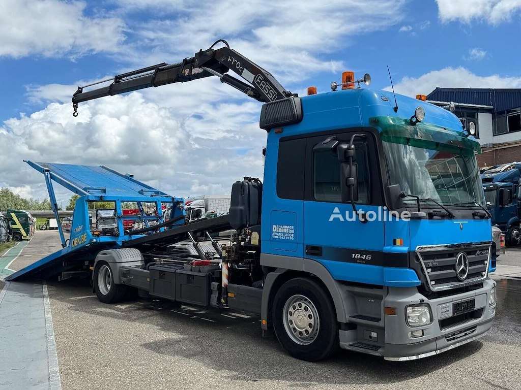 Mercedes-Benz Actros 1846 4X2 + 3-LADER + FASSI F120C.23 šlep auto