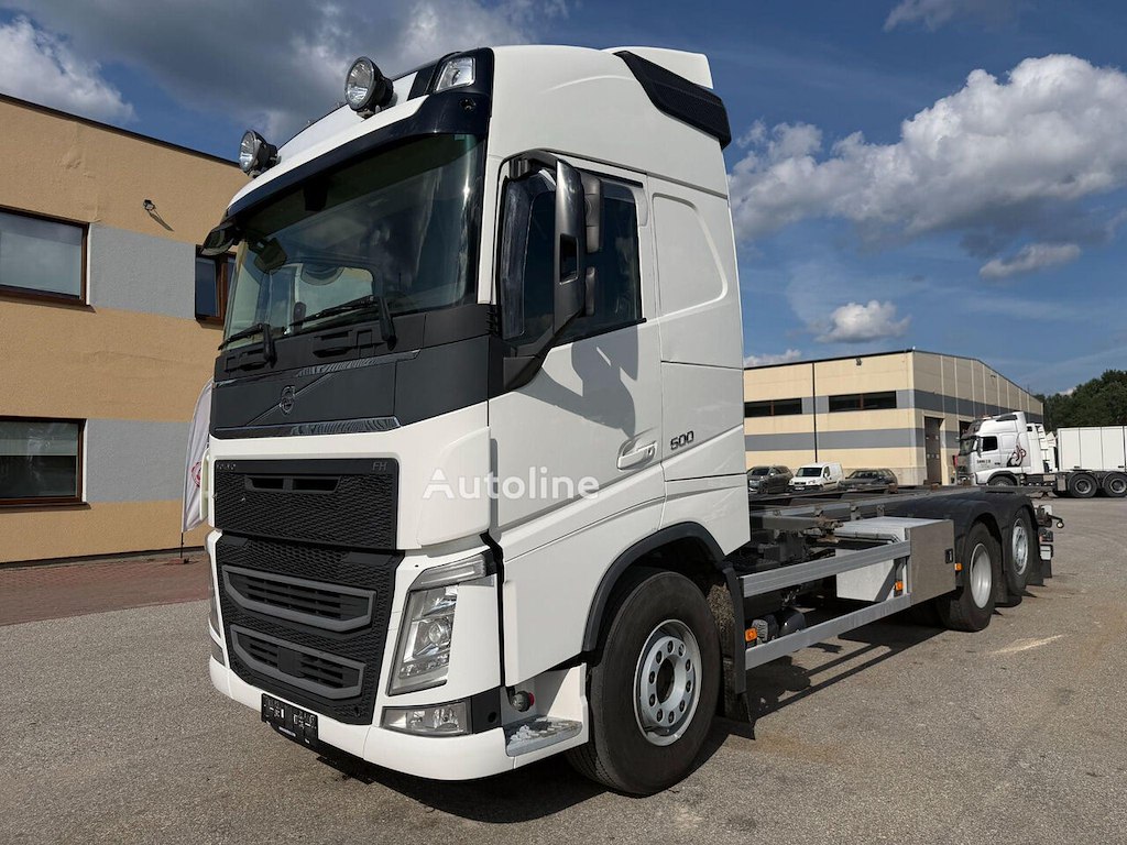 Volvo FH500 6X2 EURO6 + BDF 20FT vozilo za prevoz kontejnera