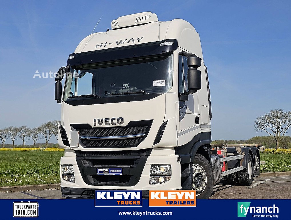 IVECO AS260S42 STRALIS 6X2 INTARDER ALCOA'S vozilo za prevoz kontejnera