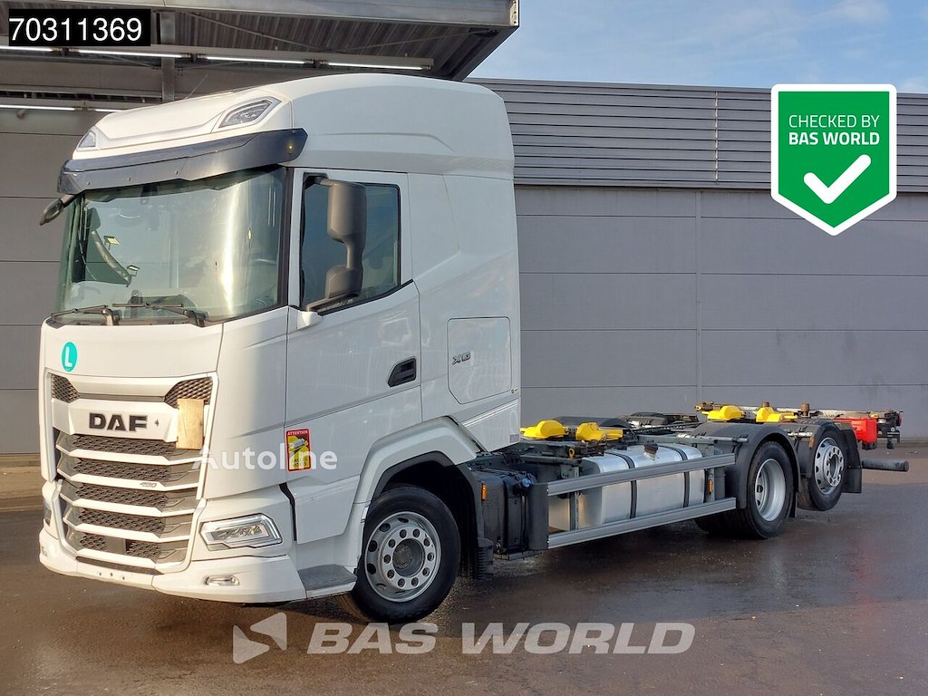DAF XG 480 6X2 BDF Lift+Steering axle Automatic Retarder LED Euro 6 vozilo za prevoz kontejnera
