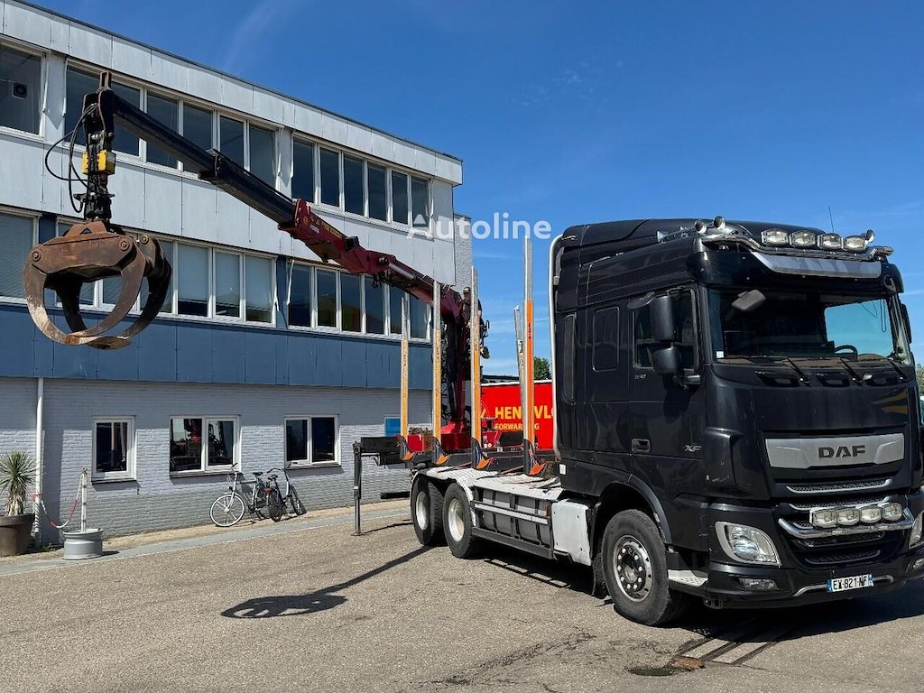 DAF XF 530 6X4 EURO 6 + JONSERED J1620ZT 93 CRANE kamion za prevoz drva
