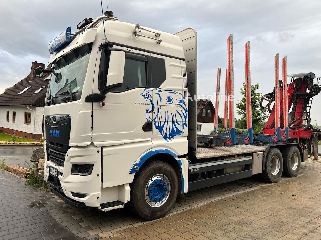 MAN TGX 33.510 kamion za prevoz drva