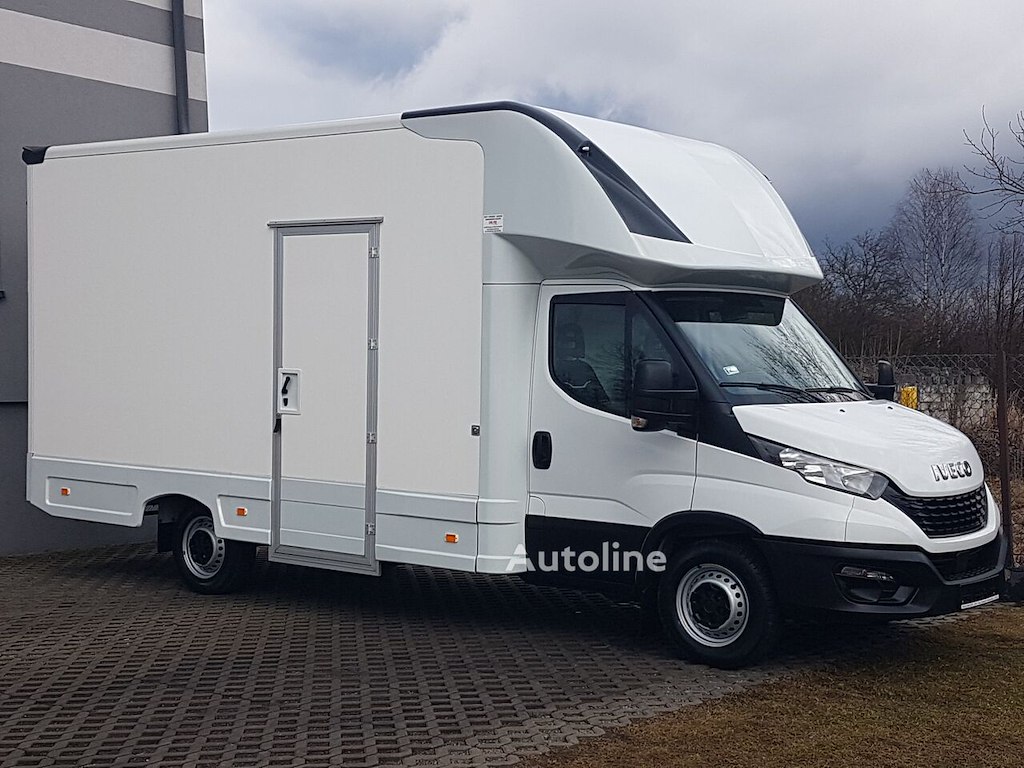 IVECO DAILY KONTENER NISKOPODŁOGOWY 4,43x2,23x2,42 FOODTRUCK SKLEP BAR vozilo za prevoz konja