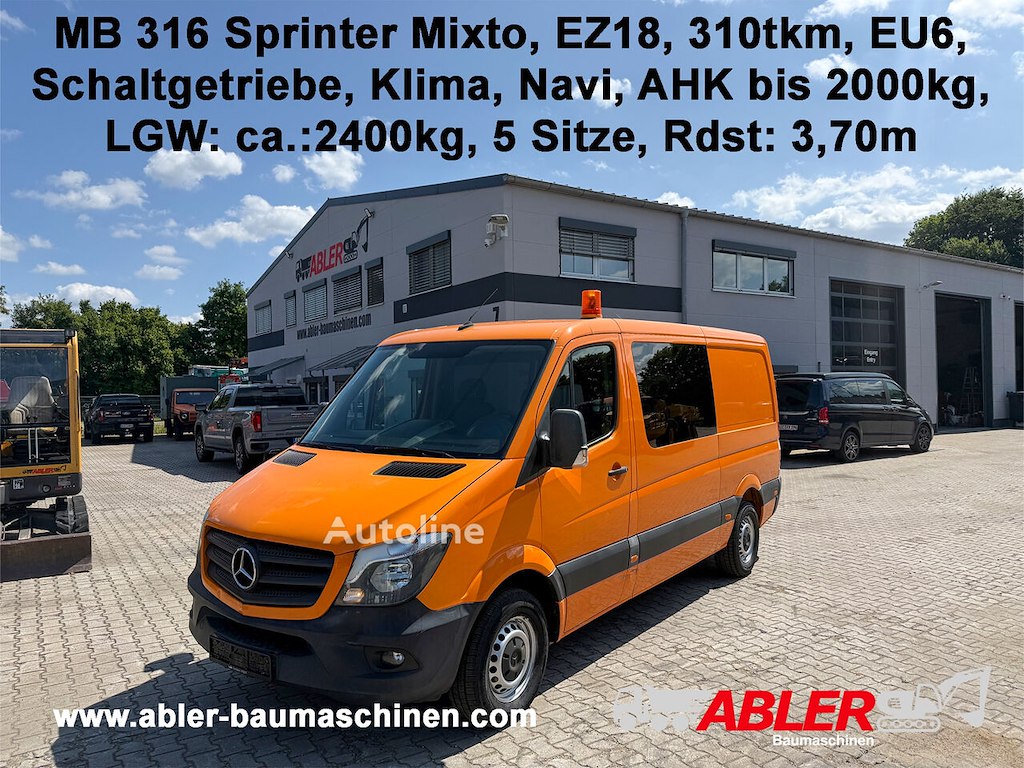 Mercedes-Benz Sprinter 316 Mixto minibus furgon