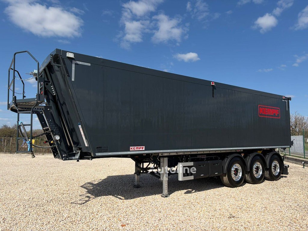 Kempf SKM 39/3, Alu-Kastenmulde 51m³ Rollplane Kombiklappe, Alcoa poluprikolica kipera