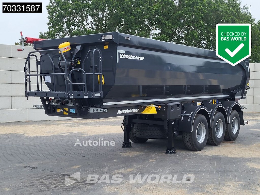 Nova Kässbohrer XS 3 axles NEW Lift Axle Steel poluprikolica kipera