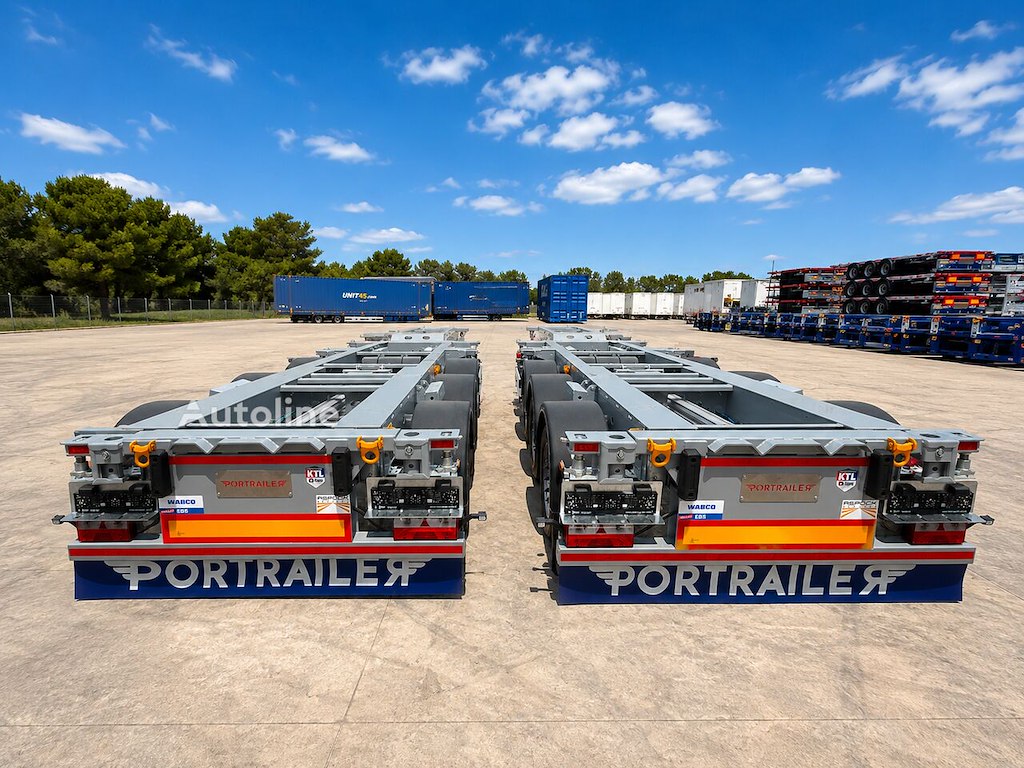 Nova Star Yagcilar V10 EXTENSIBLE poluprikolica za prevoz kontejnera