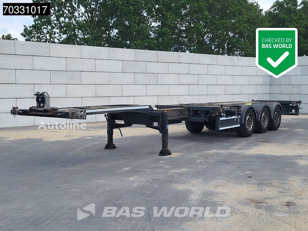 Renders 3DFCST Multi'45ft APK 11/26 Lift Axle poluprikolica za prevoz kontejnera