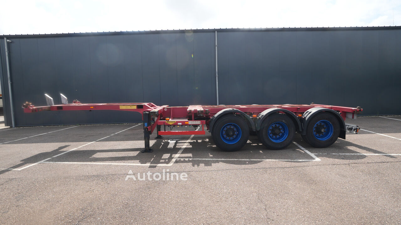 Broshuis 3 AXLE MULTI CONTAINER CHASSIS poluprikolica za prevoz kontejnera