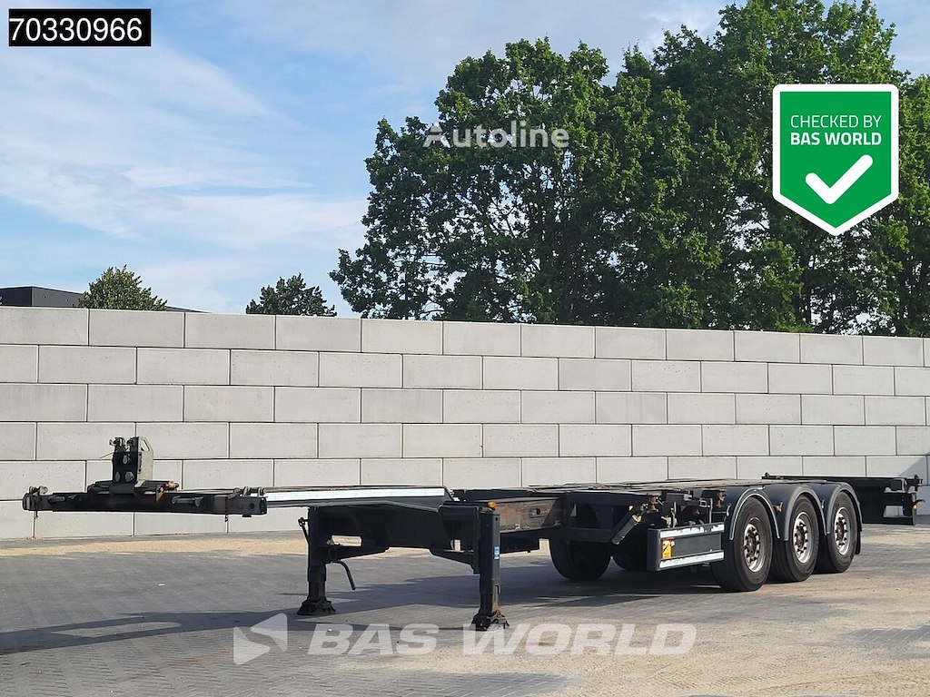 Renders Multi 45ft APK 11/26 Lift Axle poluprikolica za prevoz kontejnera