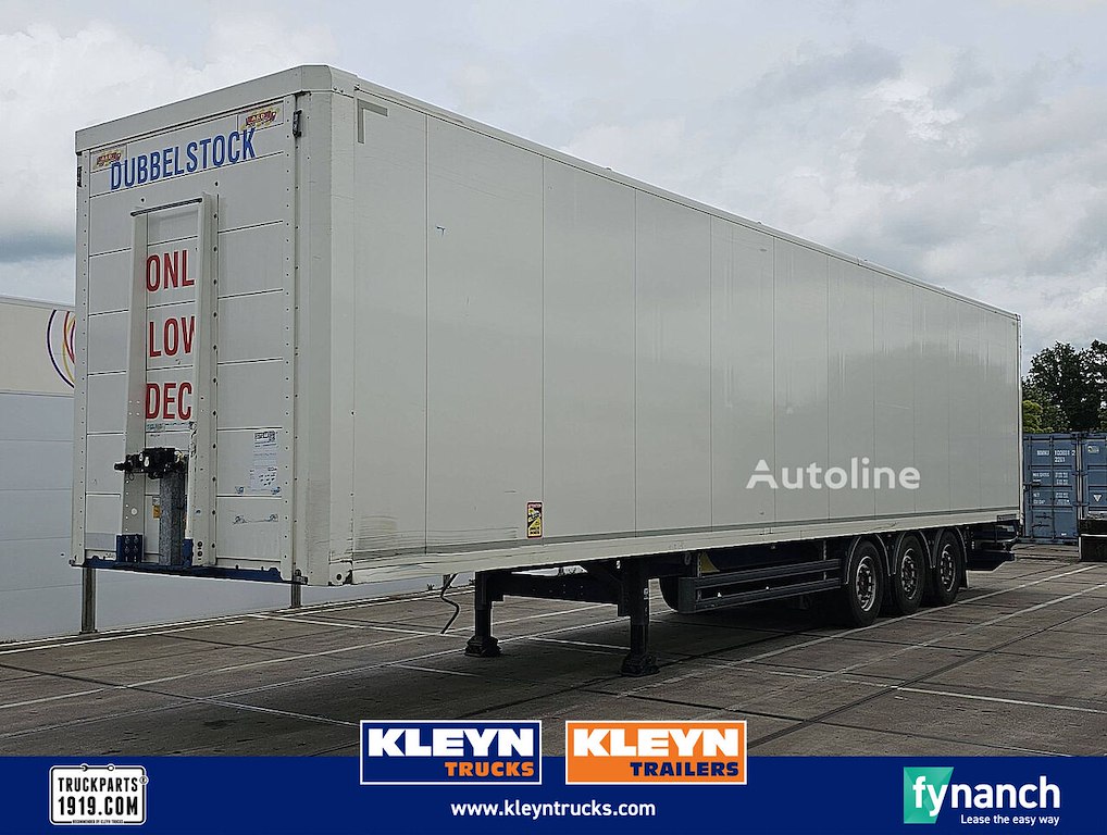 System Trailers LPRS 24 MEGA DOPPEL ST. HARD WOOD furgon poluprikolica