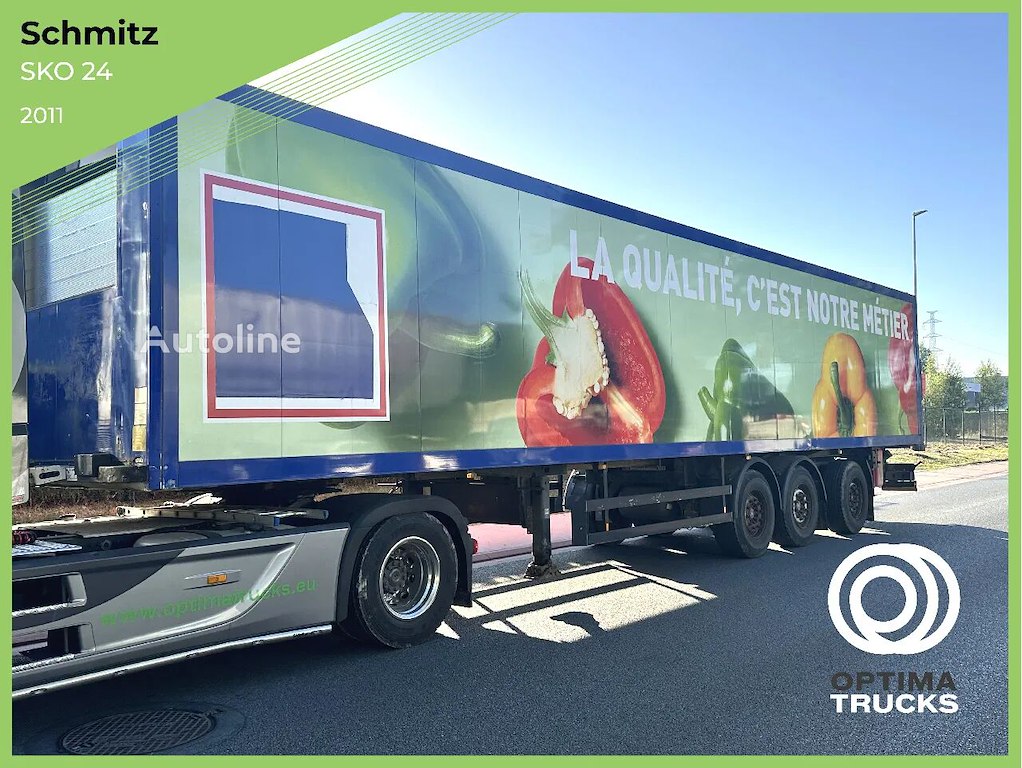 Nova Schmitz Cargobull SKO 24 furgon poluprikolica