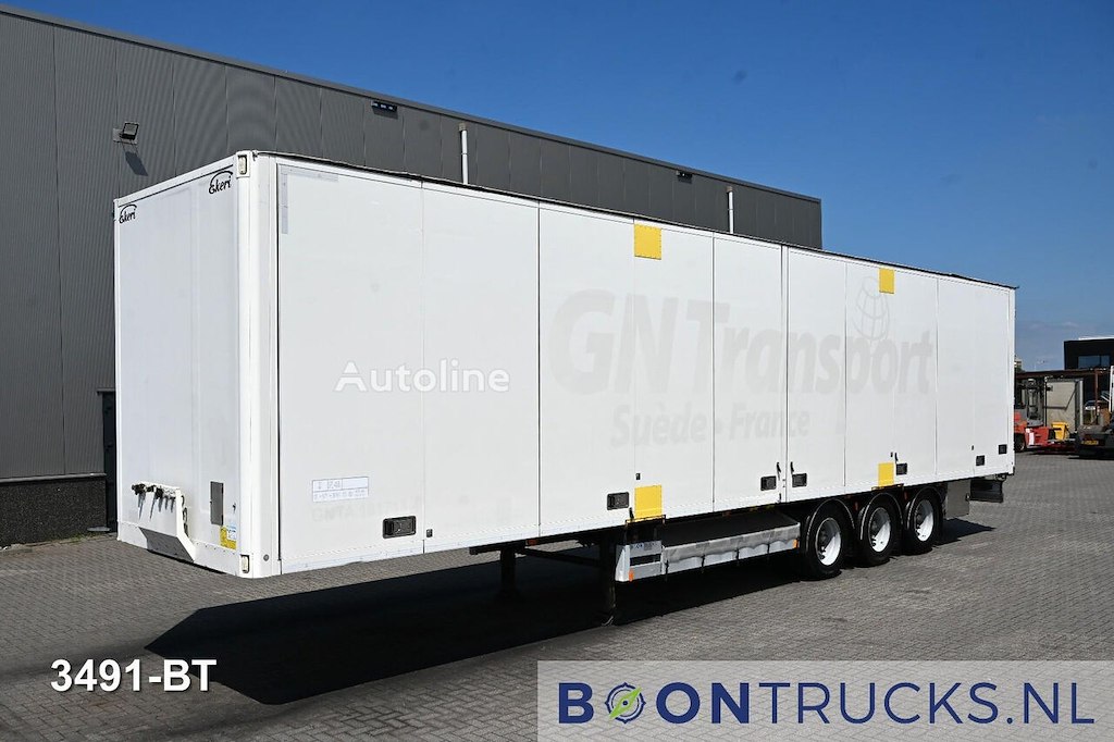 Ekeri H3-A BOX TRAILER | FOLDING SIDE DOORS * SLIDING ROOF * BPW / DIS furgon poluprikolica