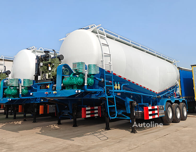 Nova Titan 3 Axle 40CBM Bulk Cement Tanker for Sale in Ghana cisterna za prevoz cementa