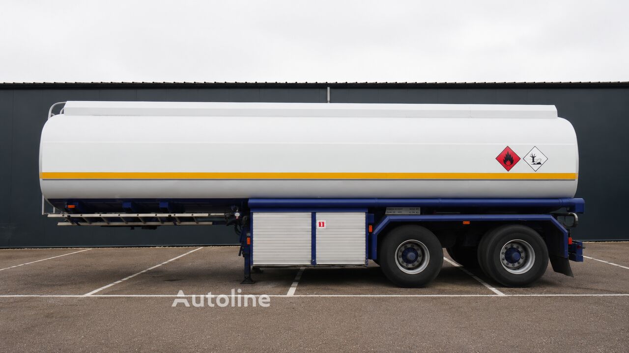 Tank DIJSSEL 2 Axle adr fuel trailer cisterna za goriva i maziva