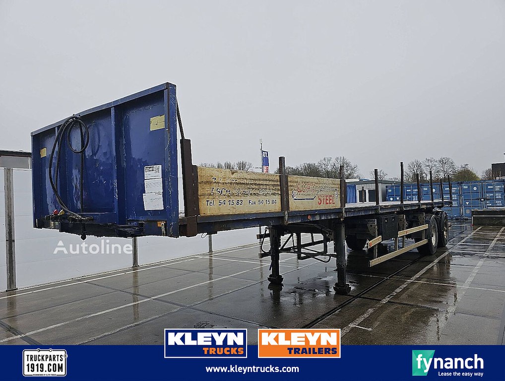 ATM PLATEAU steering axle poluprikolica sa ravnom platformom