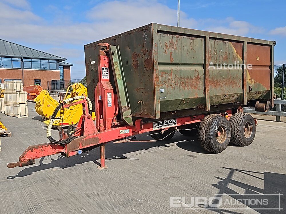 Prodaje se Bigab Twin Axle Draw Bar Hydraulic Hook Loader Trailer, RORO Skip prikolicu kiper na aukciji