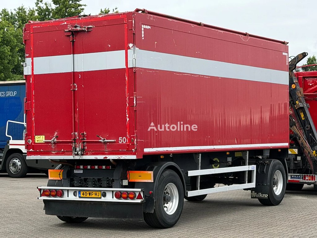 Jumbo 40m3 Kipper Schamel Aanhangwagen prikolica kiper
