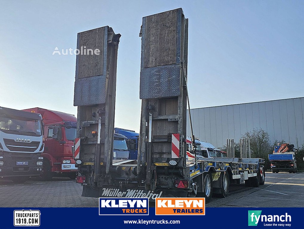 Mueller MITTELTAL T4 RMB 40 HYDR. RAMP. RADMULDE prikolica sa niskom platformom