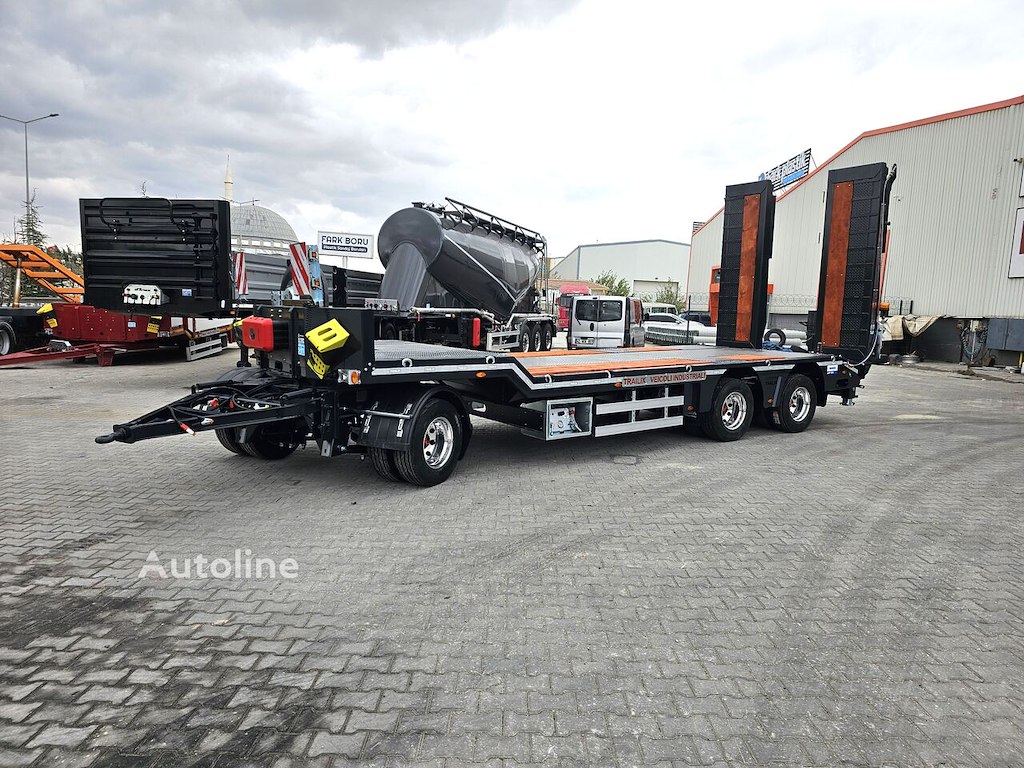 Nova Nova Lowbed Trailer Drawbar Model prikolica sa niskom platformom