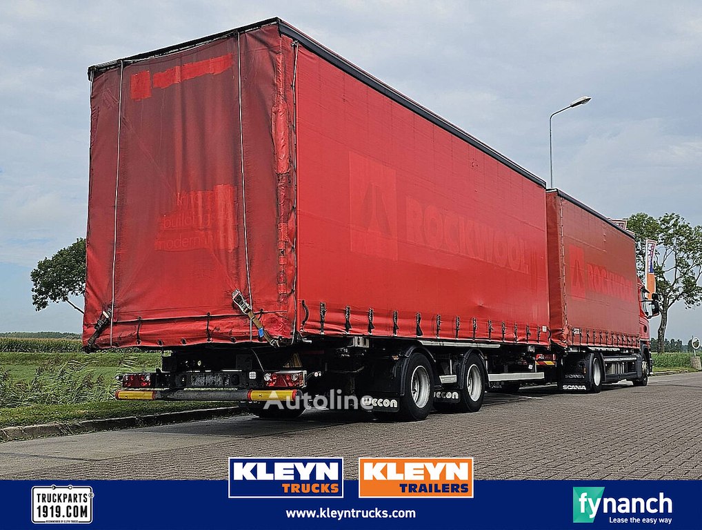 Wecon AZ220 TANDEM BDF+BOX prikolica sa kliznom ceradom
