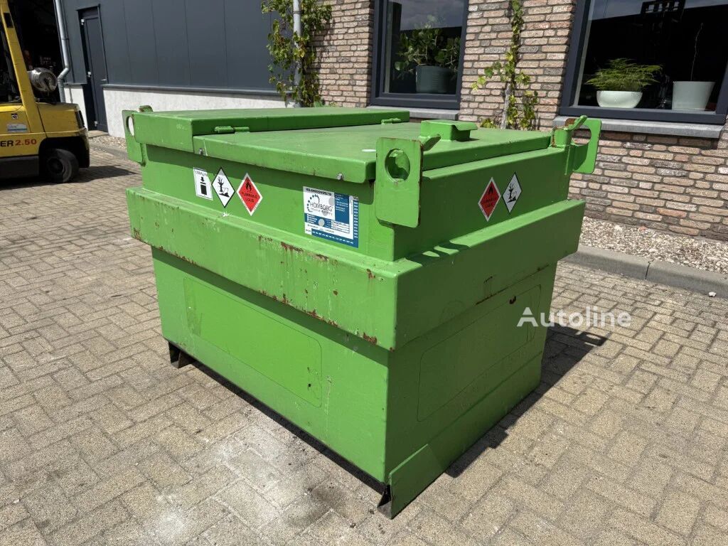 Kiwa IBC Steenbergen IBC Dieseltank 750 liter Milieutank met handpomp rezervoar za skladistenje goriva