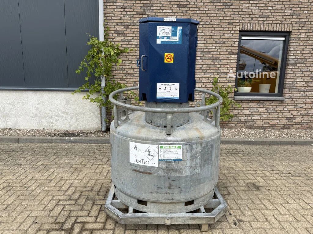 IBC Rietberg IBC 950 liter Dieseltank Gegalvaniseerd 230 Volt Po rezervoar za skladistenje goriva