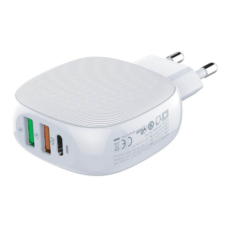 MOYE Voltaic USB Charger PD Type-C QC 3.0 28.5W White