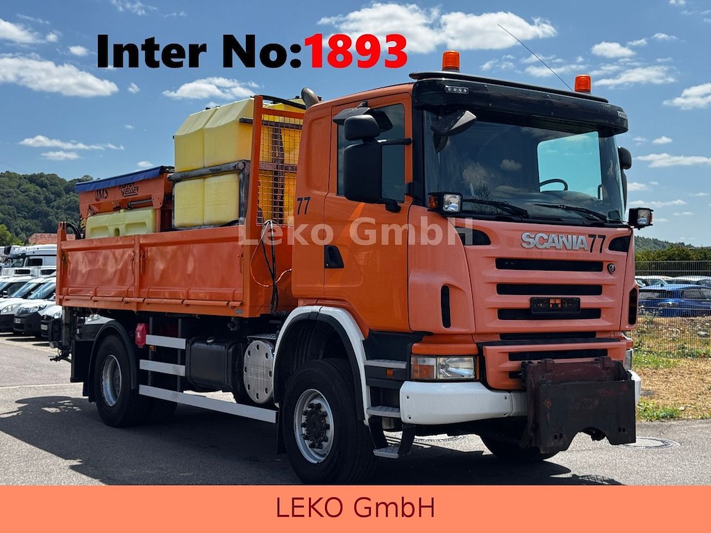 Scania P114 rasipač peska