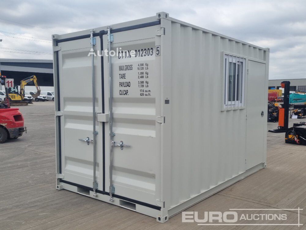 Prodaje se 12' x 7' Container, Side Door, End Door, Window (Cannot Be kontejner 10 stopa na aukciji