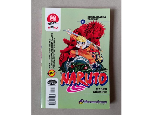 NARUTO 8 - Borba opasna po zivot - Masaši Kišimoto