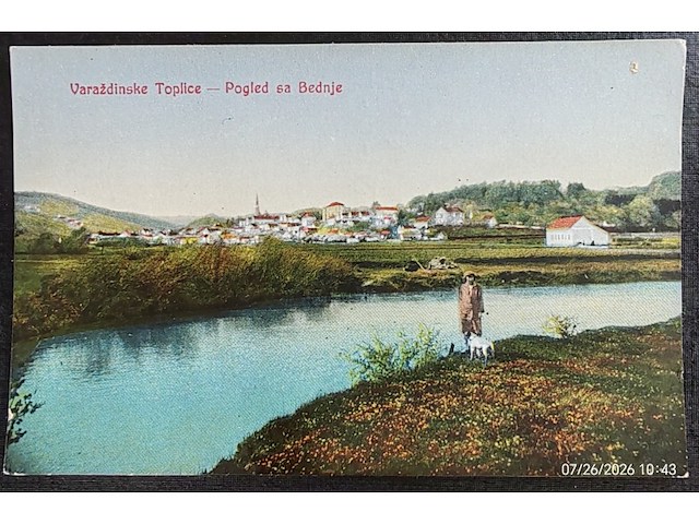 Varazdinske toplice, Bednja, stara razglednica