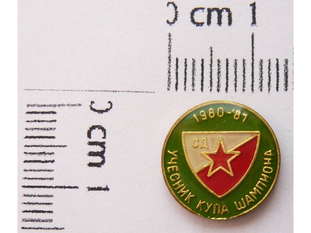 Crvena Zvezda učesnik Kupa šampiona 1980-81 ⚽