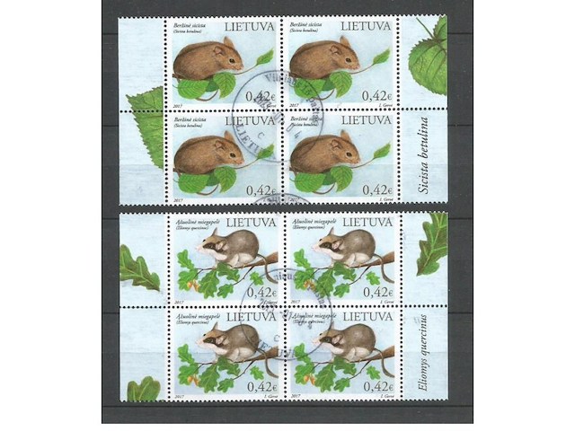 cf LITVANIJA 2017 Fauna,zig.