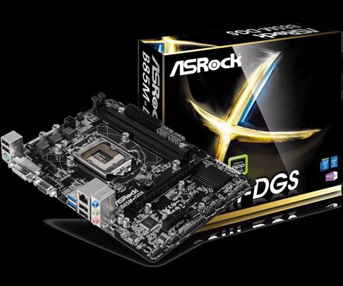 Asrock B85-DGS+I3 4170+kuler garancija 12 meseci