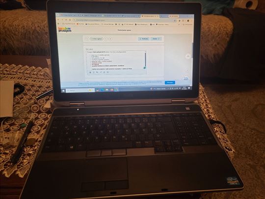 Dell Latitude E6530 i5 / 8 GB / SSD 512 GB / osvet