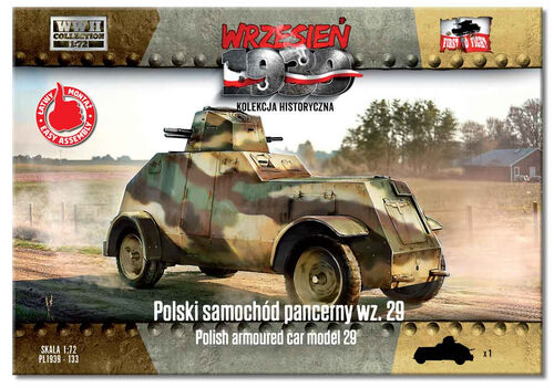 NEW! First to Fight PL133 Polski Samochód Pancerny wz. 29