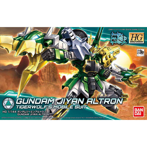 NEW! Bandai 69221 Gundam Jiyan Altron Tigerwolf's Mobile Suit (HGBD)