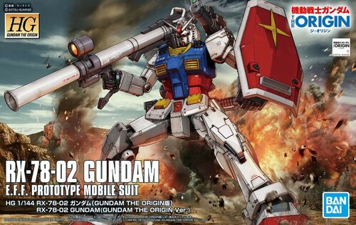 Bandai 58929 Rx-78-02 Gundam (Gundam The Origin)