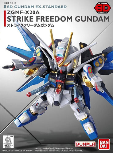 NEW! Bandai 65620 ZGMF-X20A Strike Freedom Gundam (SDEX)