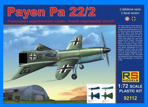 RS Models 72112 Payen Pa 22 "Arrow"