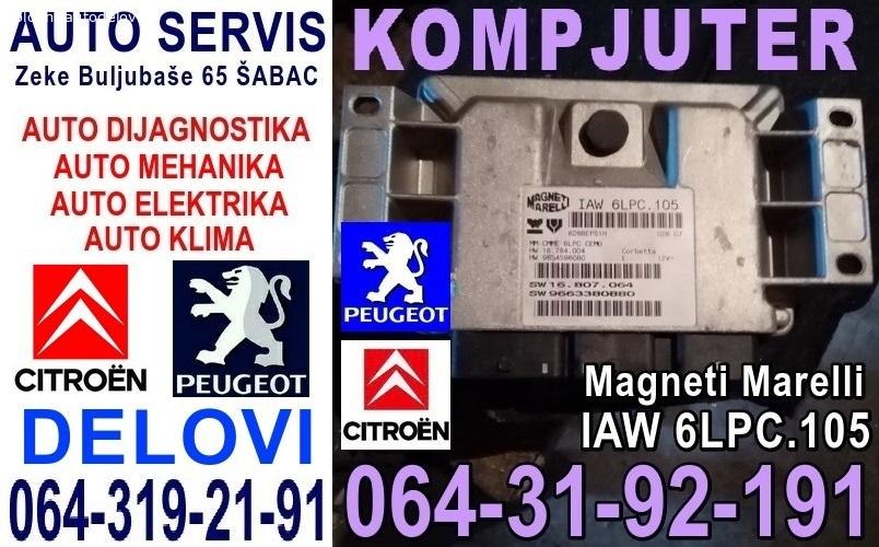 KOMPJUTER MAGNETI MARELLI IAW 6LPC.105 PEŽO CITROEN PEUGEOT