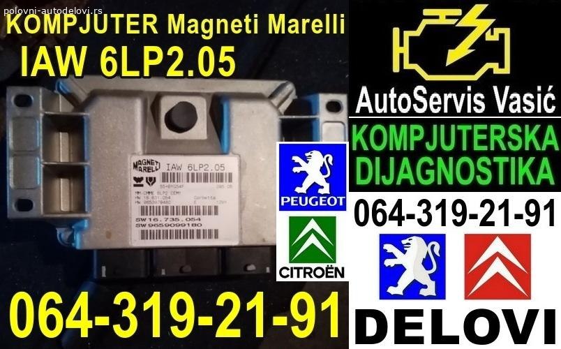 KOMPJUTER MAGNETI MARELLI IAW 6LP2.05 PEŽO CITROEN PEUGEOT