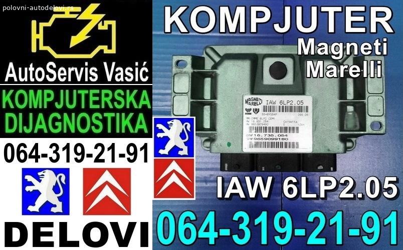 KOMPJUTER MAGNETI MARELLI IAW 6LP2.05 PEŽO CITROEN PEUGEOT