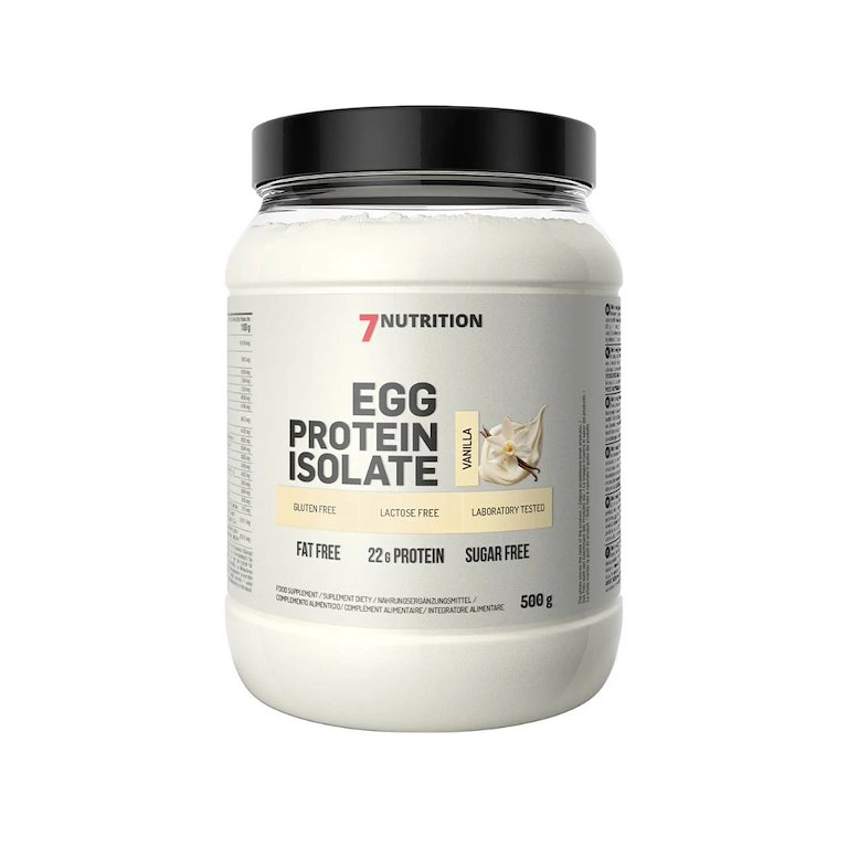 7 NUTRITION EGG PROTEIN ISOLATE Vanilla 20 Doza 500 g